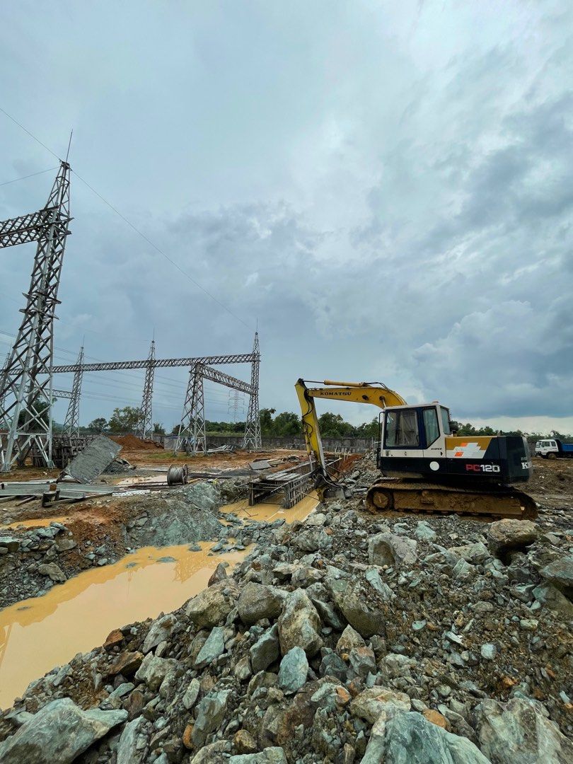 Backhoe for Rent / Backhoe Rental Concr Breaker Excavation Backfilling ...