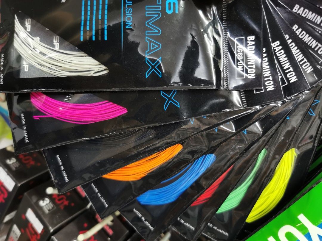 Badminton Stringing Yonex BG66 Ultimax Aerosonic Aerobite Li Ning ...