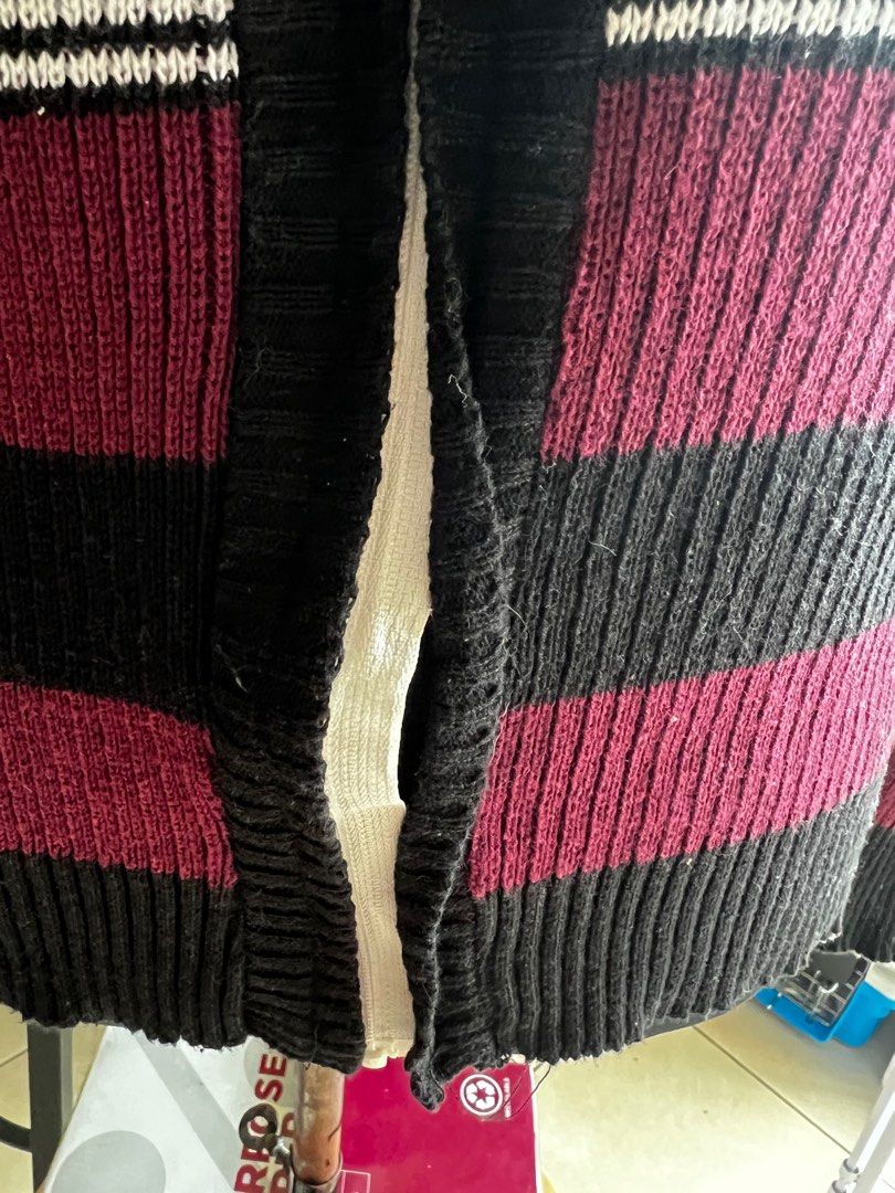 Baguio Knit Jacket with Hood on Carousell