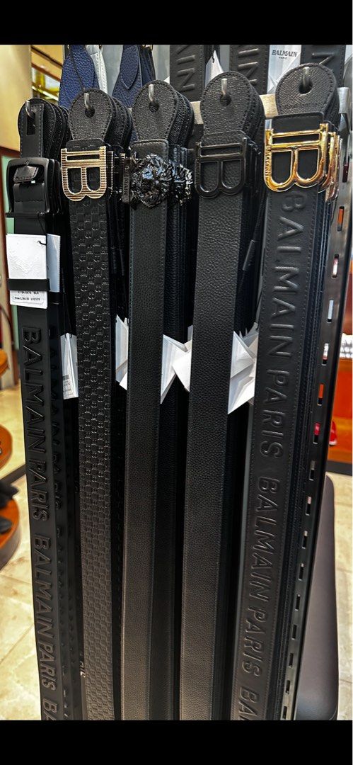 BALMAIN BELTS, Men's Fashion, Watches & Accessories, Belts on Carousell