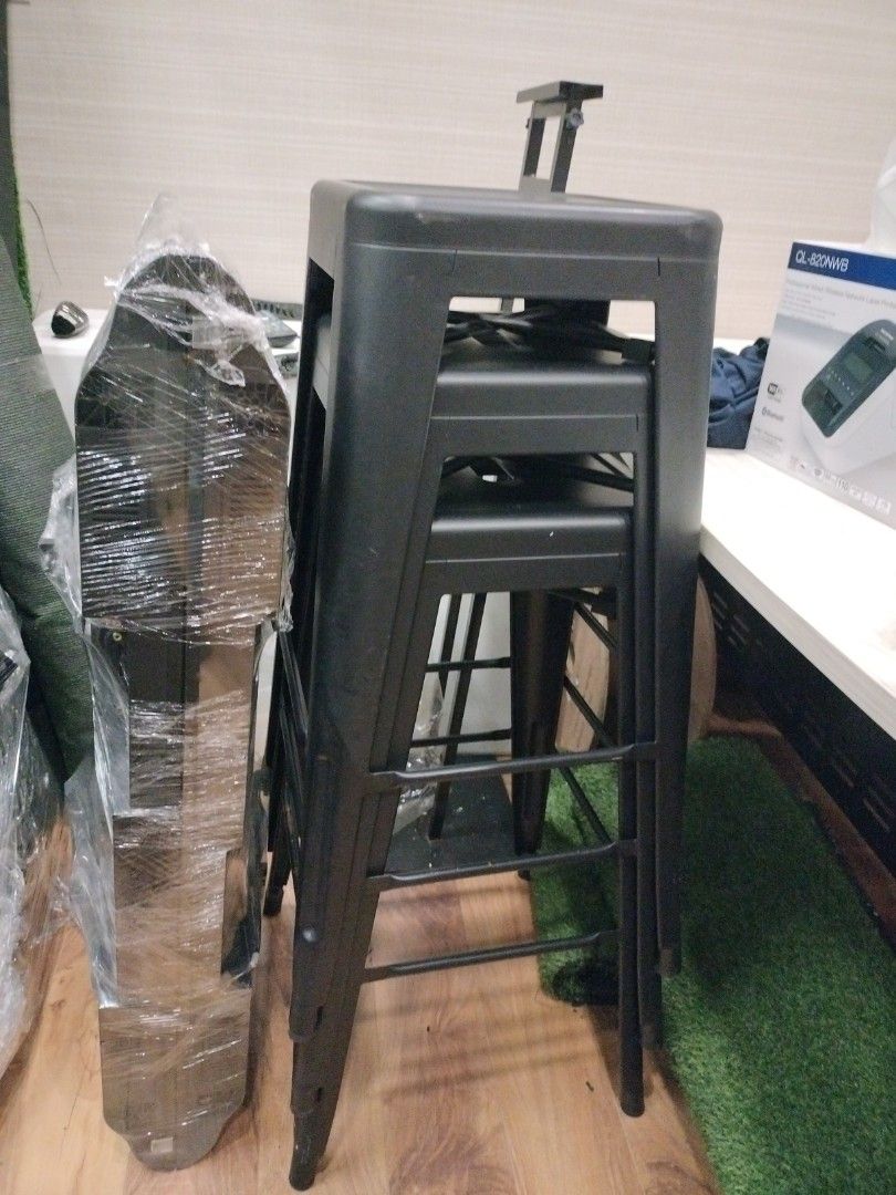 High Bar Chairs |Retro Metal Bar Stool, Furniture & Home Living ...