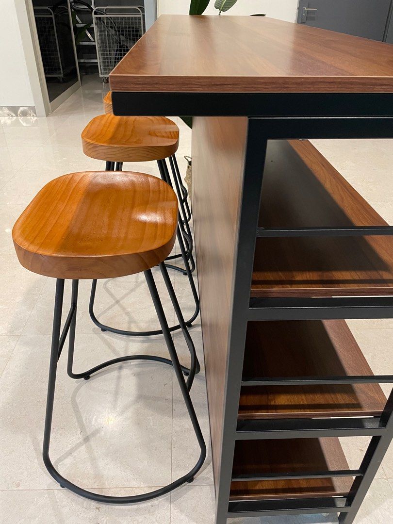 Bar table counter, Furniture & Home Living, Furniture, Tables & Sets on ...