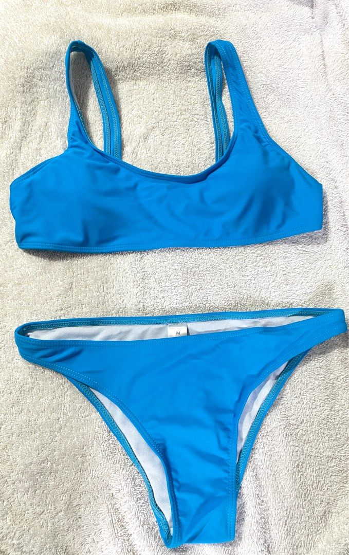 Basic Bikini Two Piece Bikini Color Trend Swimsuit Push Up Swimwear ...