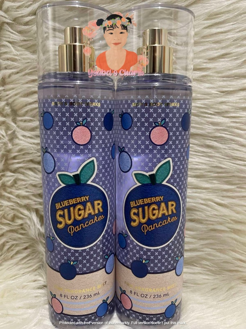 Bath & Body Works - Blueberry Sugar Pancakes Fragrance Mist 236 ML, Beauty & Personal Care ...