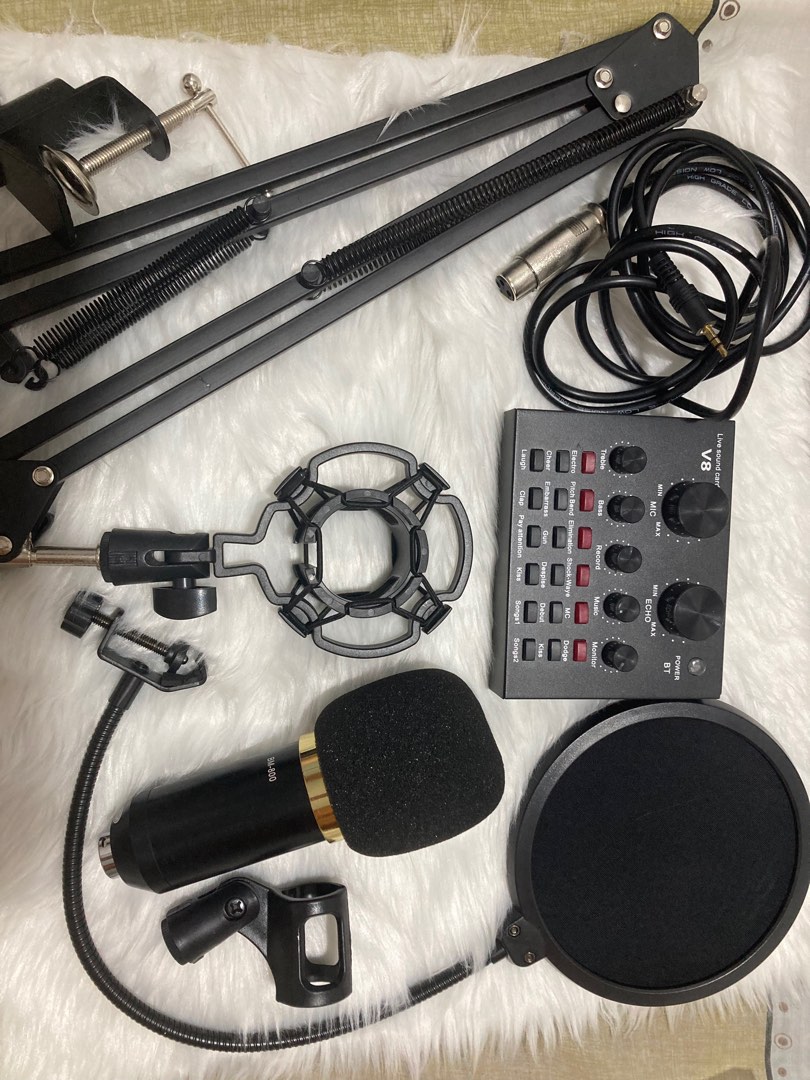 BM 800 Mic Condenser Set with Soundcard on Carousell