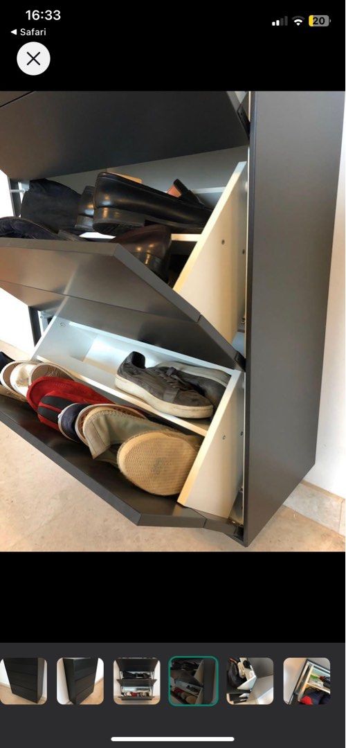 Boconcept Fermo Shoe cabinet, Furniture & Home Living, Furniture ...