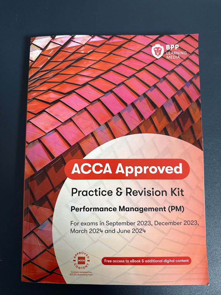 BPP ACCA Performance Management (March 2023), Hobbies & Toys, Books & Magazines, Textbooks on ...
