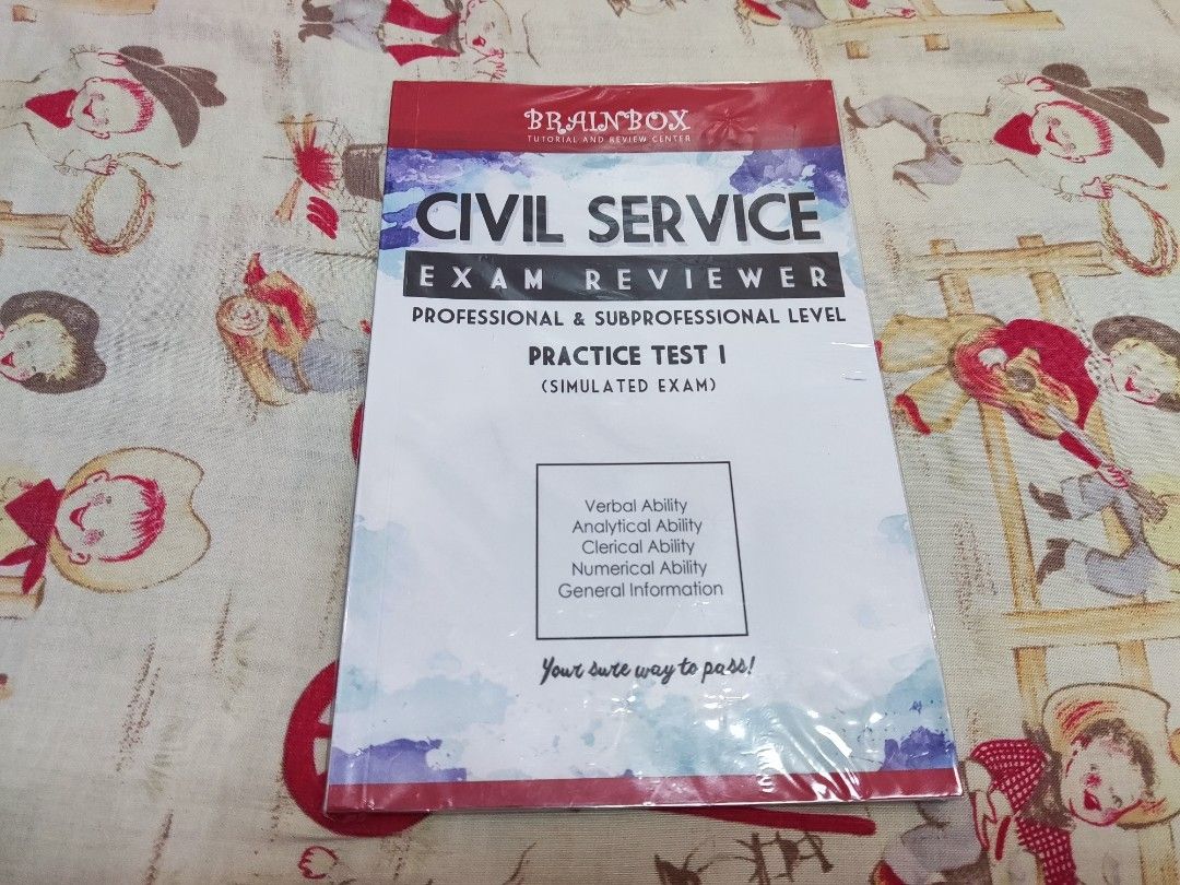 Brainbox Civil Service Exam Reviewer Practice Test I, Hobbies & Toys ...