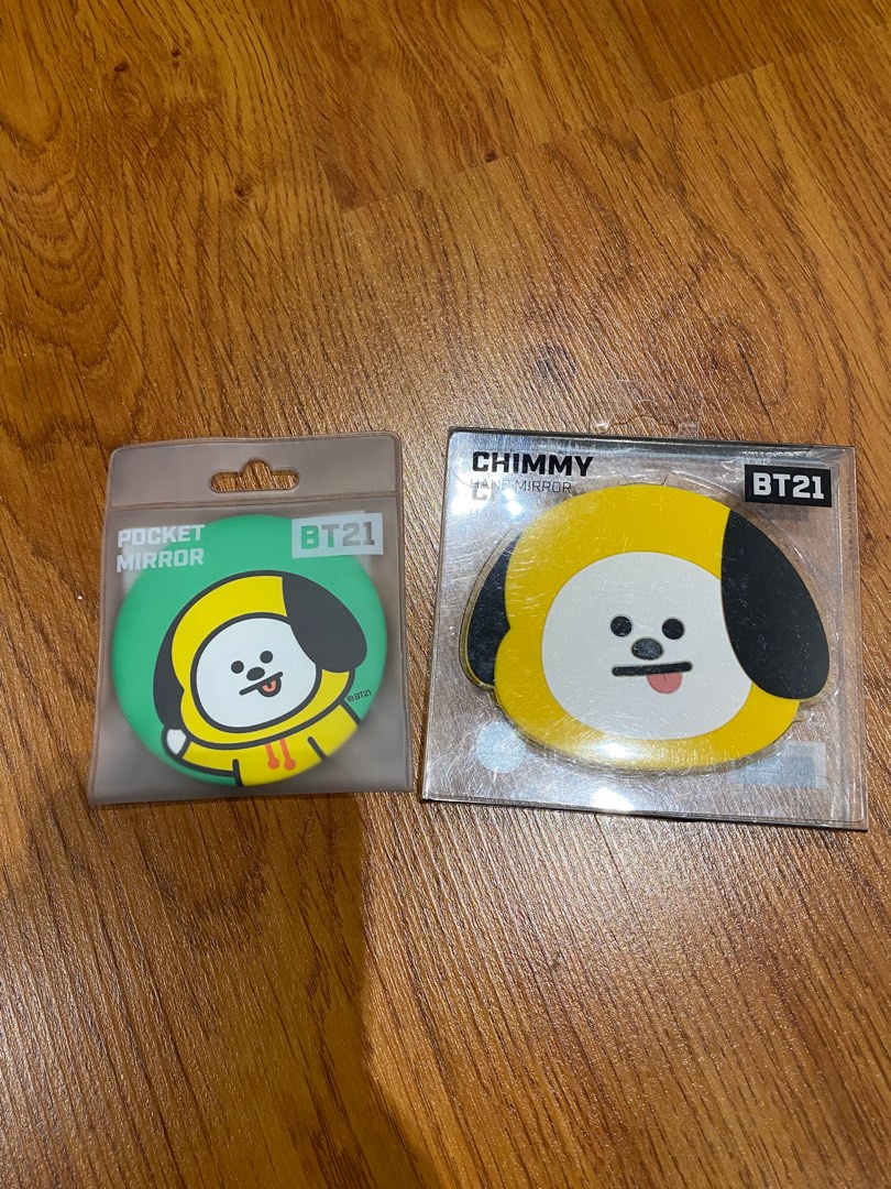 BT21 Chimmy Mirror, Hobbies & Toys, Collectibles & Memorabilia, K-Wave on Carousell