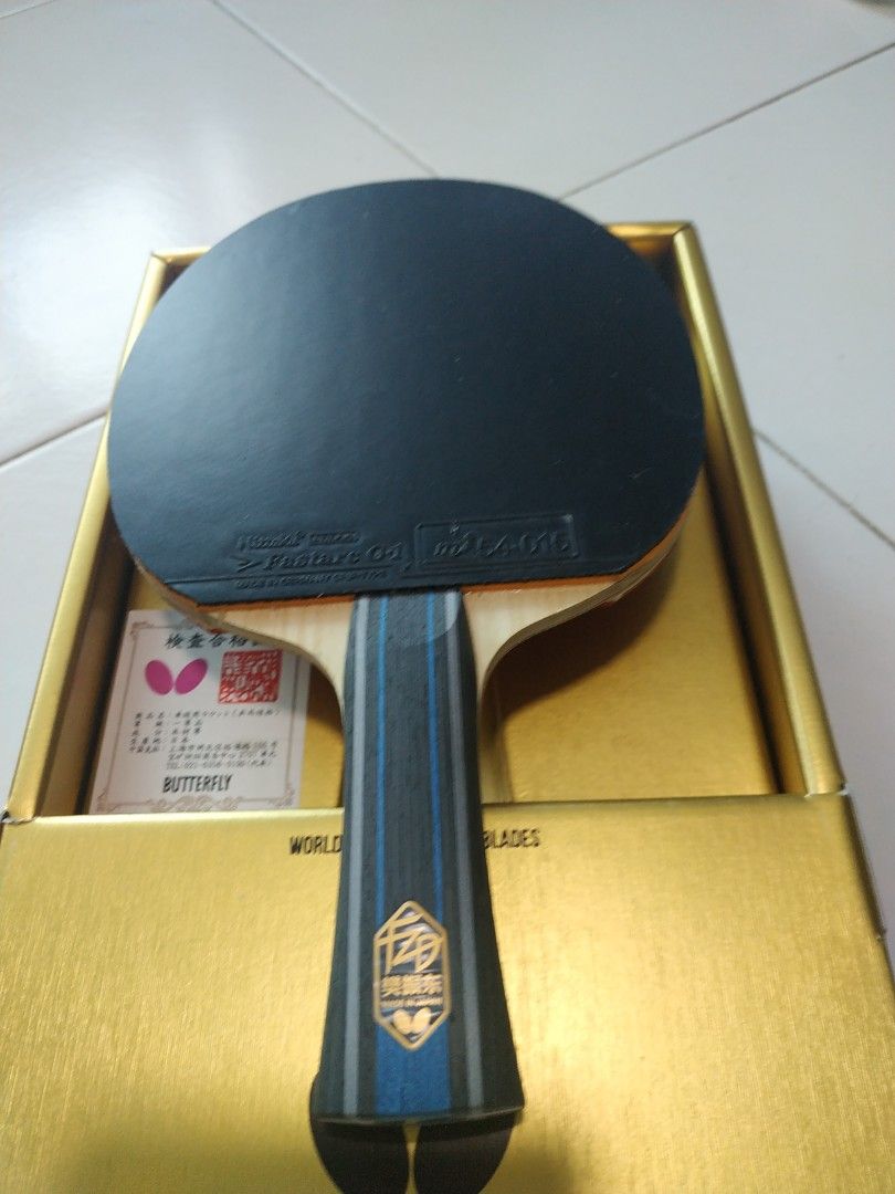 BUTTERFLY FAN ZHENDONG ALC FL table tennis racket/blade/bat, Sports Equipment, Other Sports ...