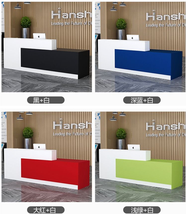 Cashier counter Fashion store front desk cabinet simple guide table ...