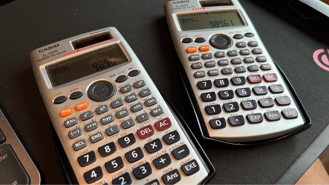 Casio fx-50 FH Super-FX PLUS, 興趣及遊戲, 手作＆自家設計, 文具 - Carousell