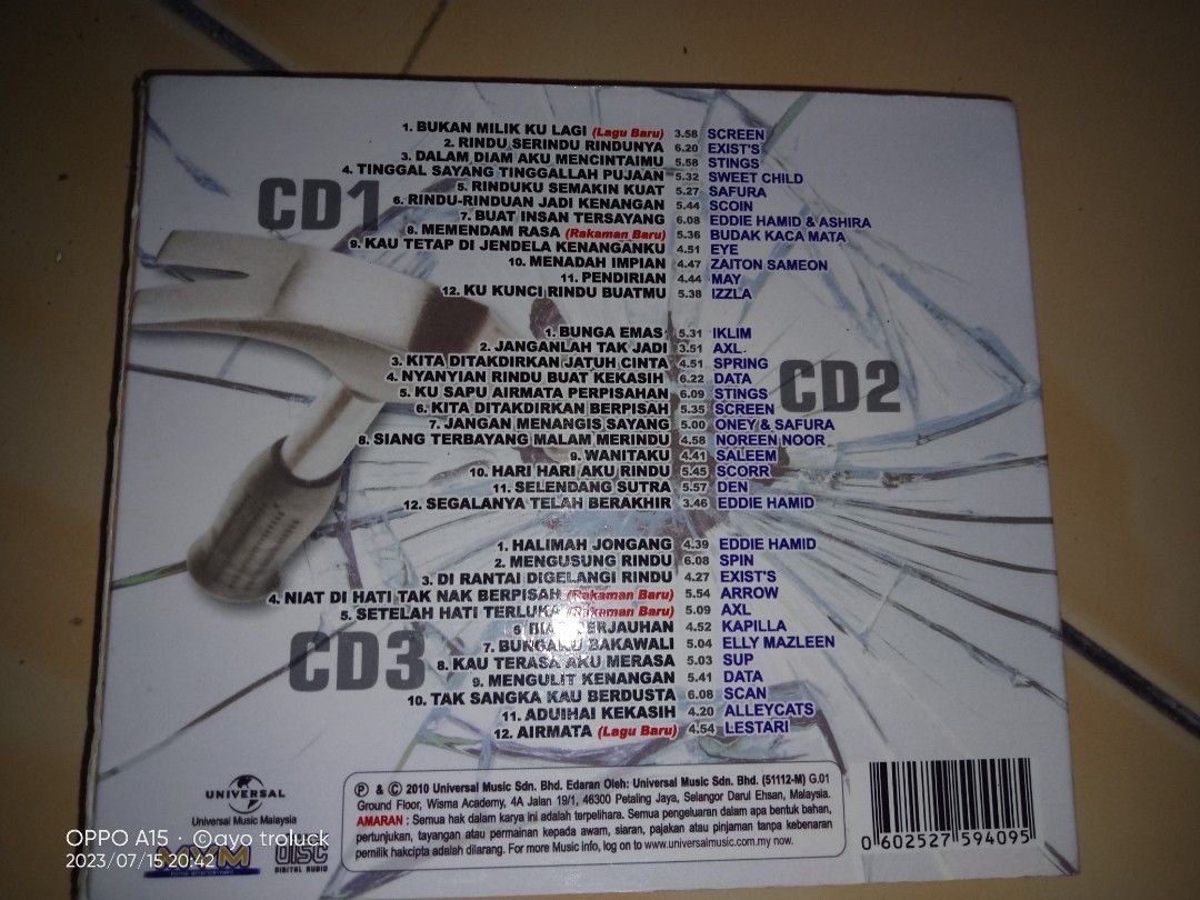 cd dvd lagu melayu english, Hobbies & Toys, Music & Media, CDs & DVDs ...