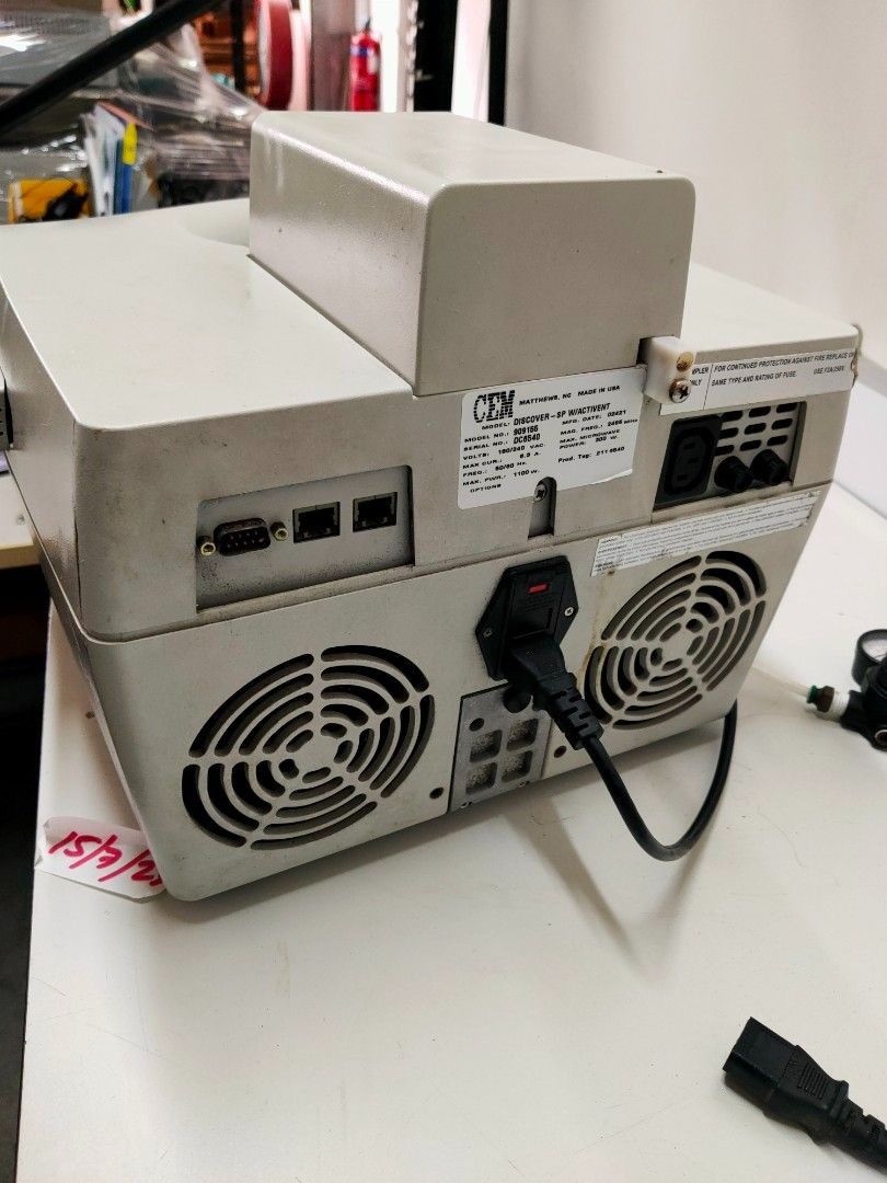 CEM Discover SP-D Plus Microwave Digestion System for sale @$2,500 each ...