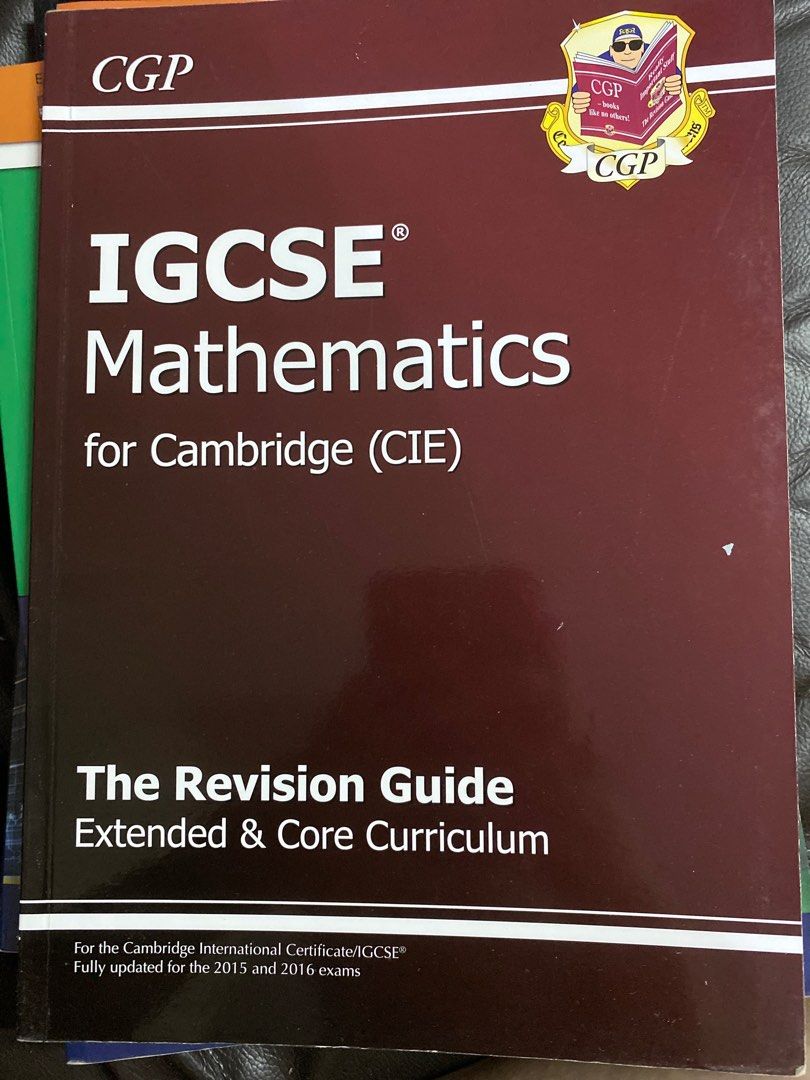 CGP IGCSE Mathematics for CIE, 興趣及遊戲, 書本 & 文具, 教科書 - Carousell