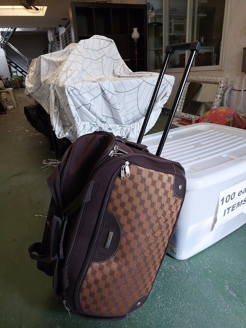 COMPASS 20" Wheeled Duffle Trolley Bag for Travel, Luxury, Bags ...