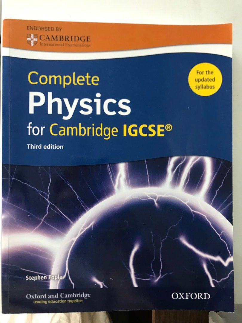Sale ! Complete Physics for Cambridge O levels IGCSE third edition ...