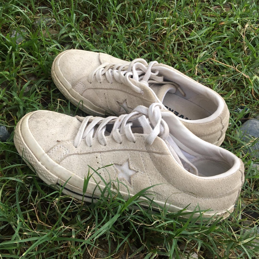 Converse One Star Ox Beige Suede OG 1 Retro Low on Carousell