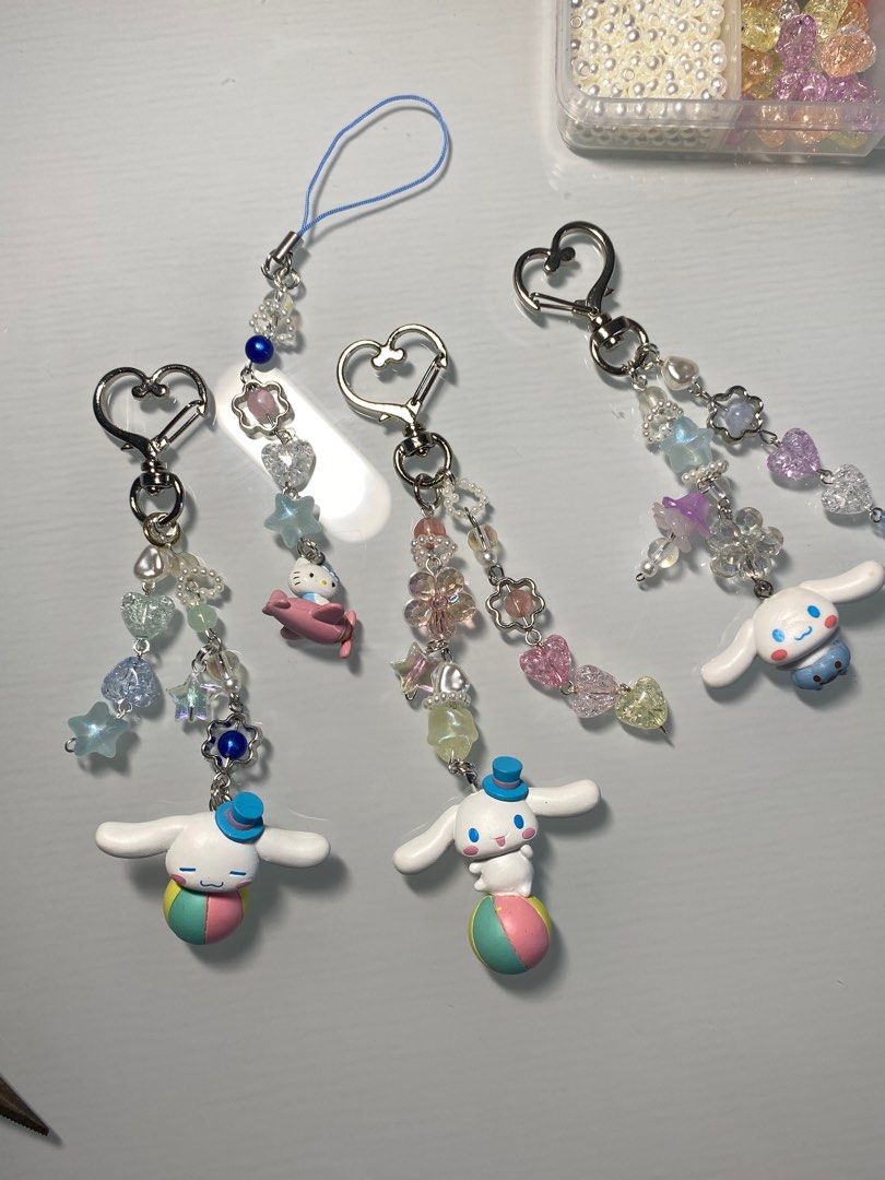 customs sanrio cinna keychain, Hobbies & Toys, Stationery & Craft ...