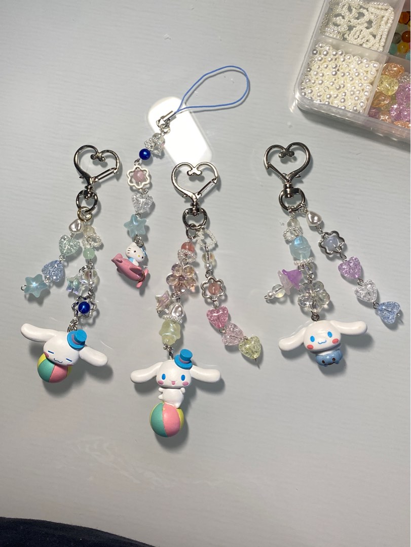 customs sanrio cinna keychain, Hobbies & Toys, Stationery & Craft ...