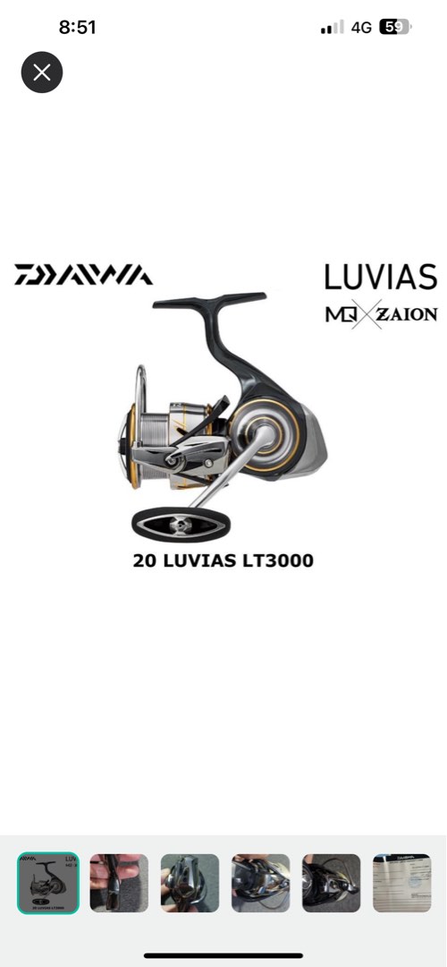 Daiwa Luvias LT3000 with gomexus knob and reel balancer, Sports Equipment, Fishing on Carousell
