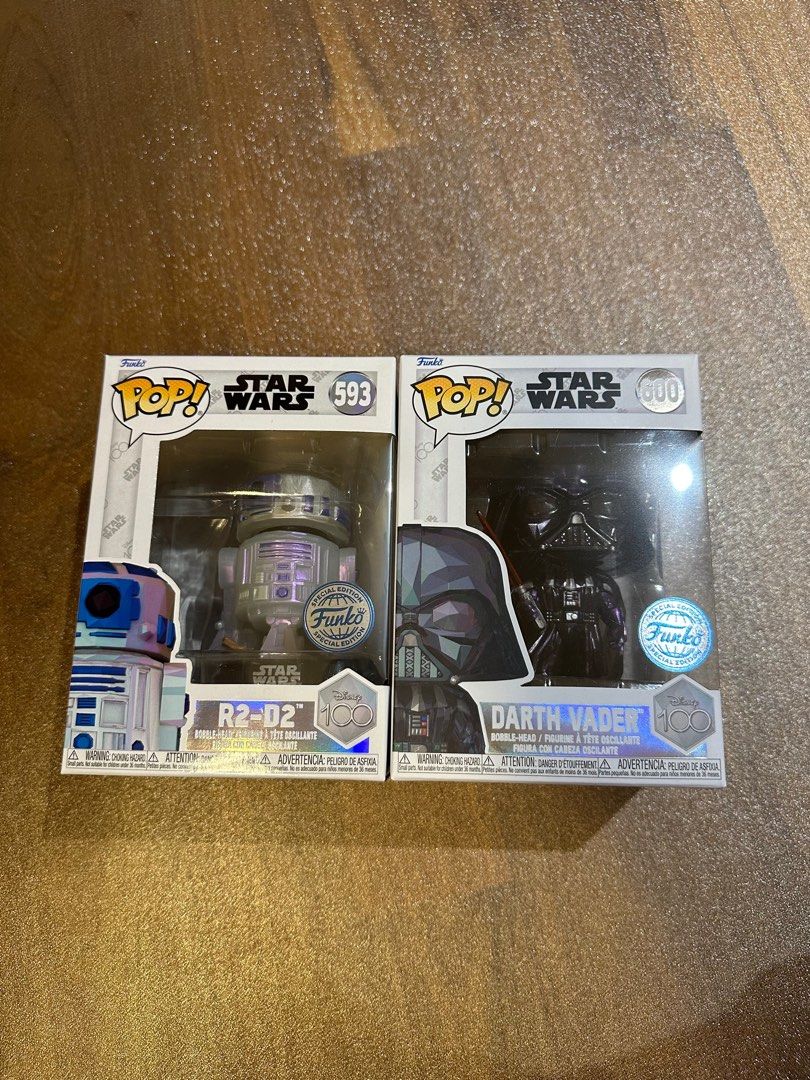Darth Vader/R2D2 Star Wars Facet Anniversary Funko POP 593/600, Hobbies ...