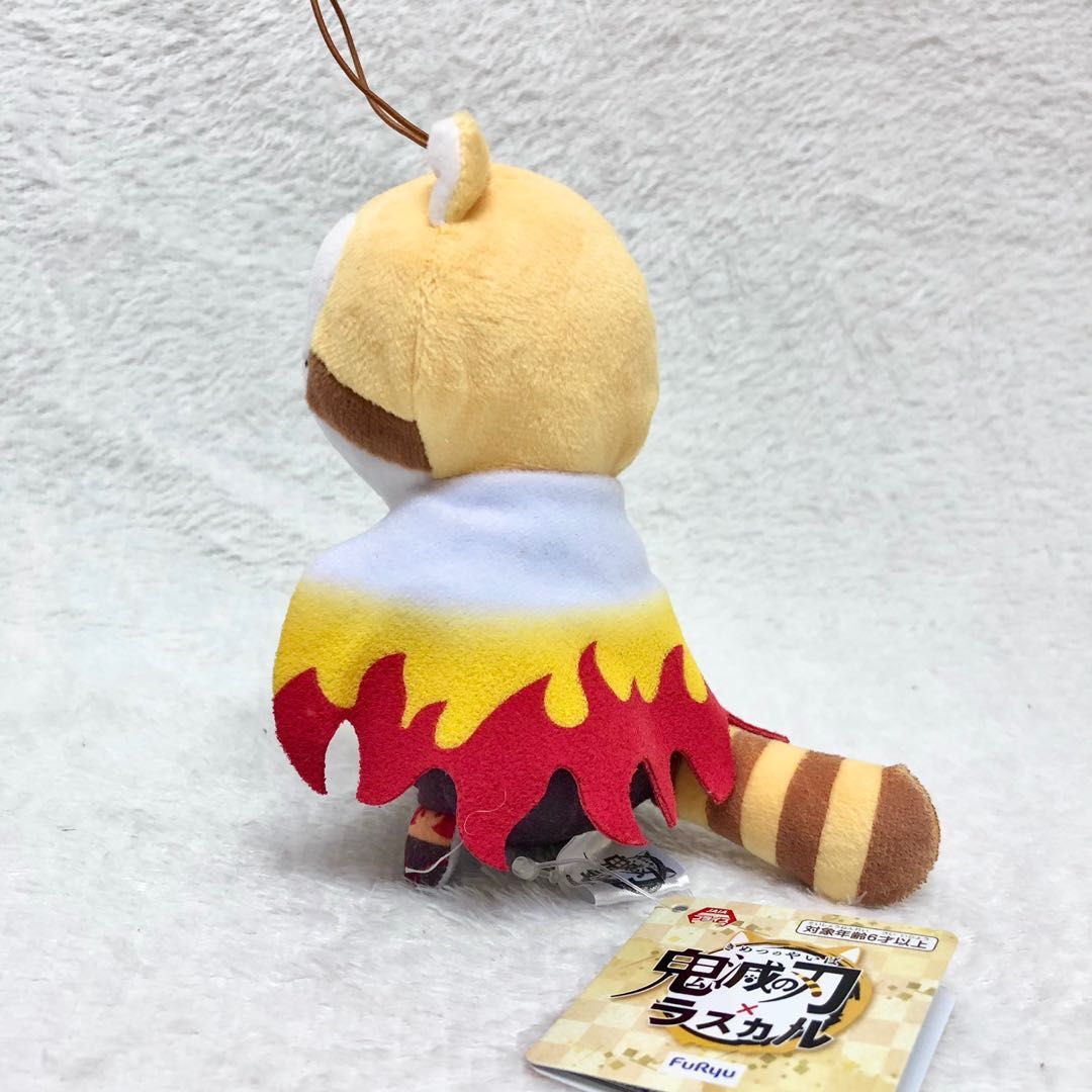 Demon Slayer Kimetsu no Yaiba Kyojuro Rengoku Rascal Charm Plush ...