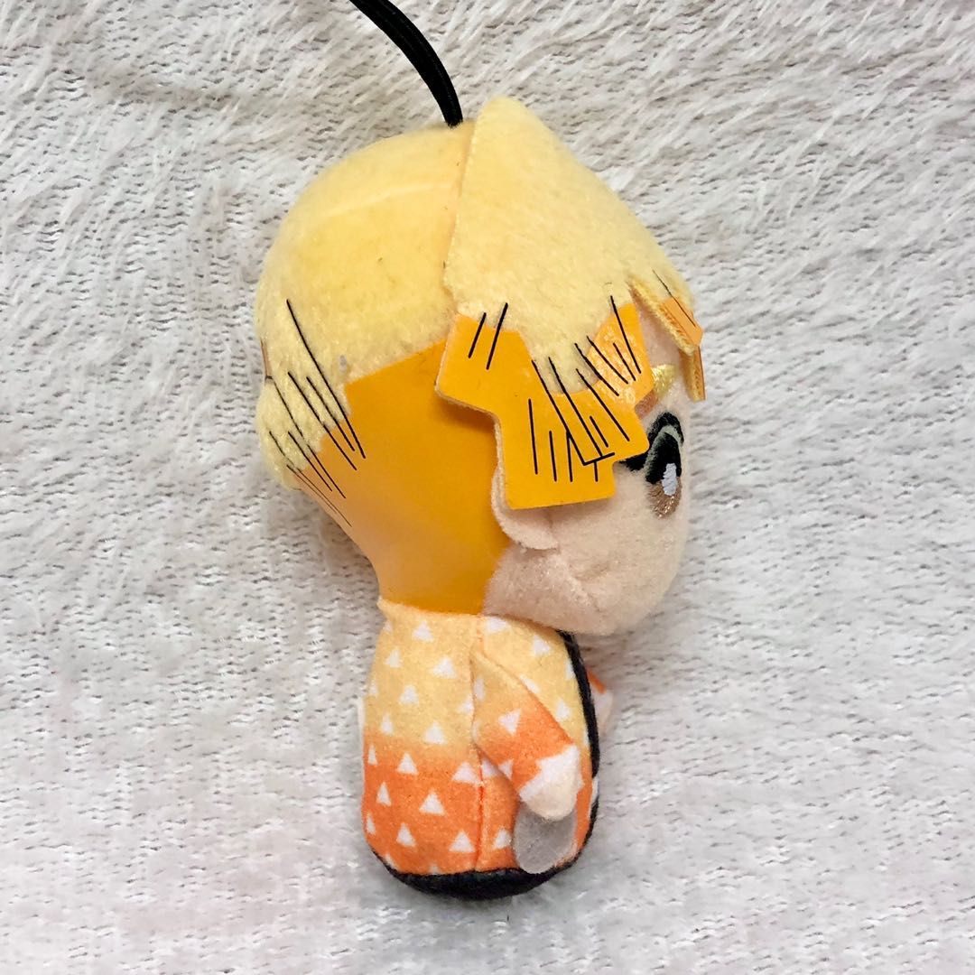 Demon Slayer Kimetsu no Yaiba Zenitsu Agamatsu Charm Plush Stuffed Toy ...
