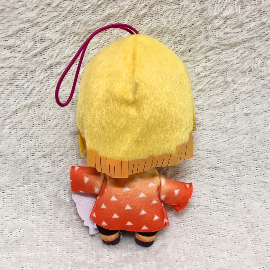 Demon Slayer Kimetsu no Yaiba Zenitsu Agamatsu Rascal Charm Plush ...
