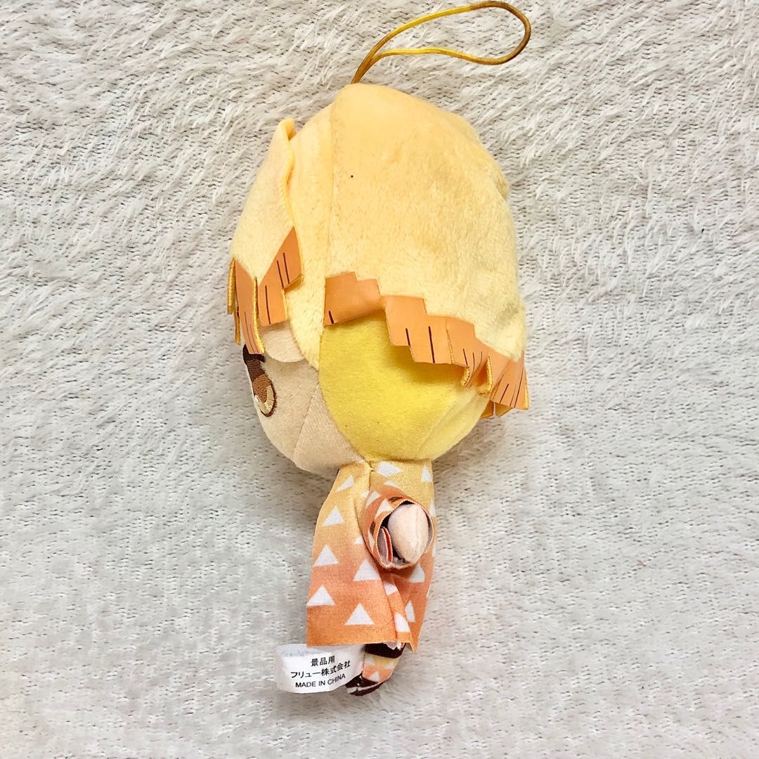 Demon Slayer Kimetsu no Yaiba Zenitsu Agamatsu Charm Plush Stuffed Toy ...