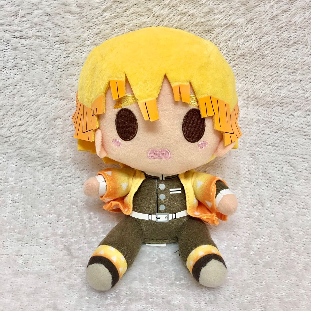 Demon Slayer Kimetsu no Yaiba Zenitsu Agamatsu Chokonokko Plush Stuffed ...