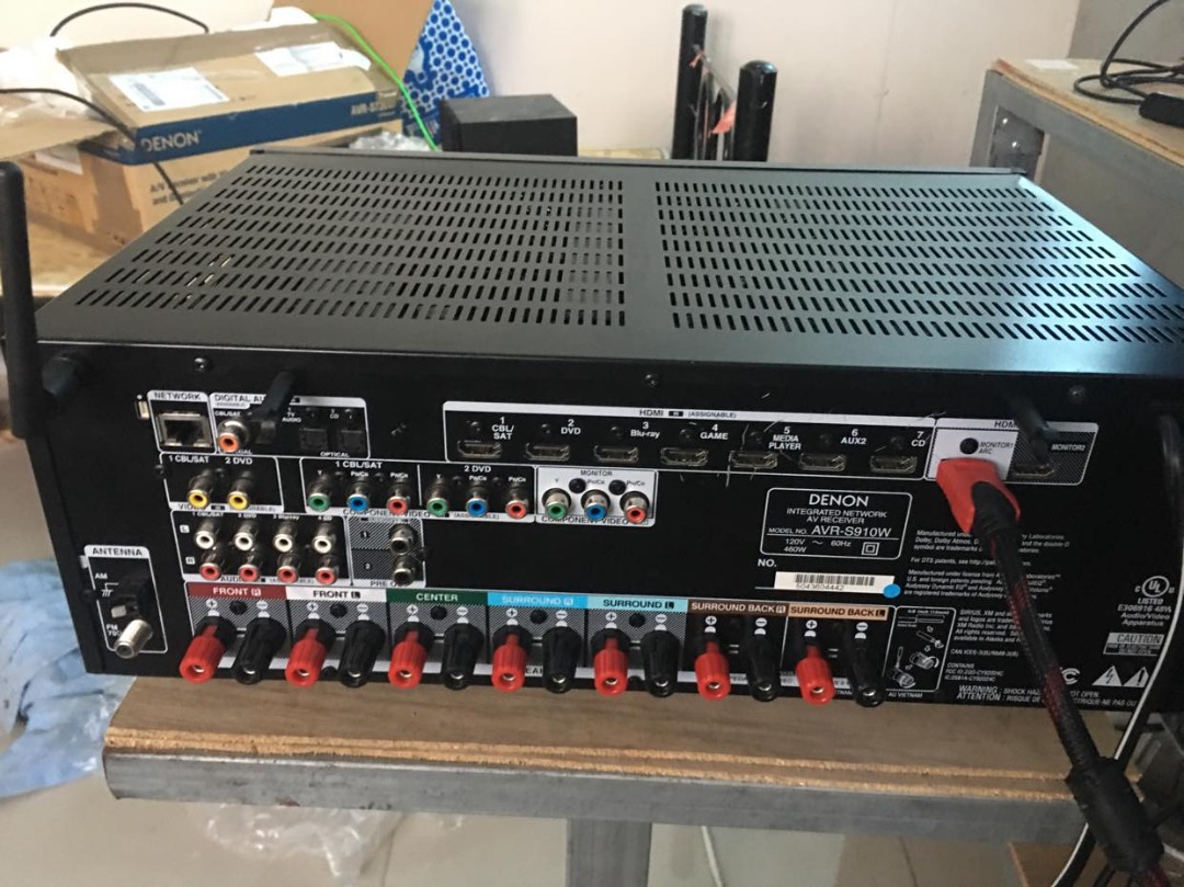 Denon AVR-S910w 4k Atmos/DTS-x, Audio, Soundbars, Speakers & Amplifiers ...