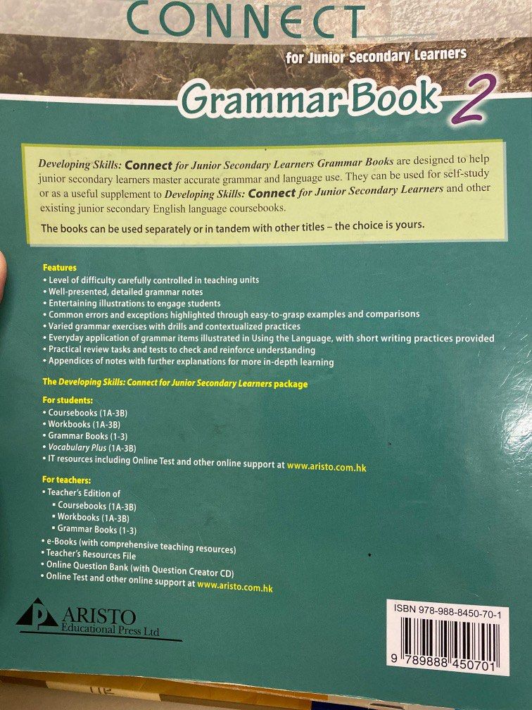 Developing skills Connect for Junior secondary learners grammar book 2 ...