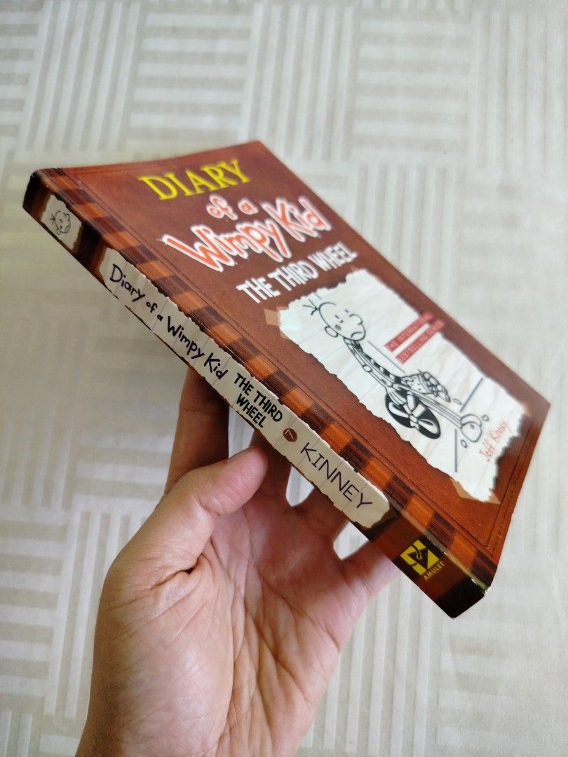 Diary of a Wimpy Kid #7 The Third Wheel by Jeff Kinney on Carousell
