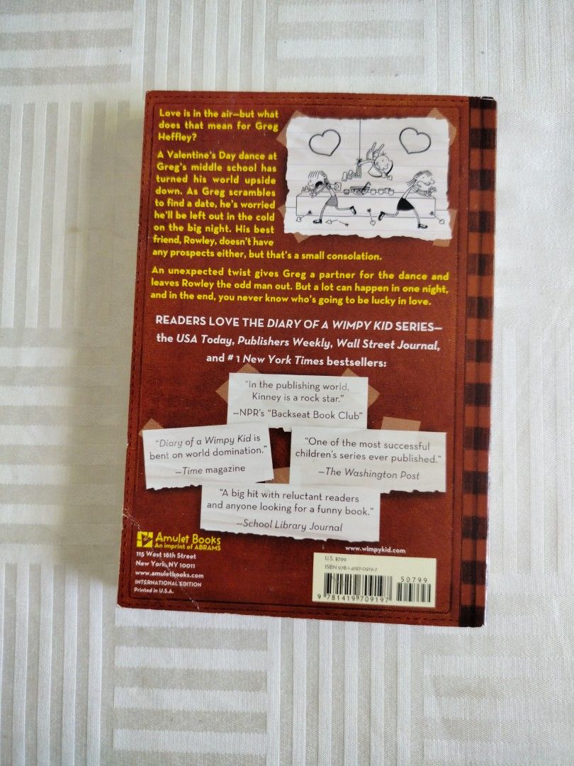 Diary of a Wimpy Kid #7 The Third Wheel by Jeff Kinney on Carousell