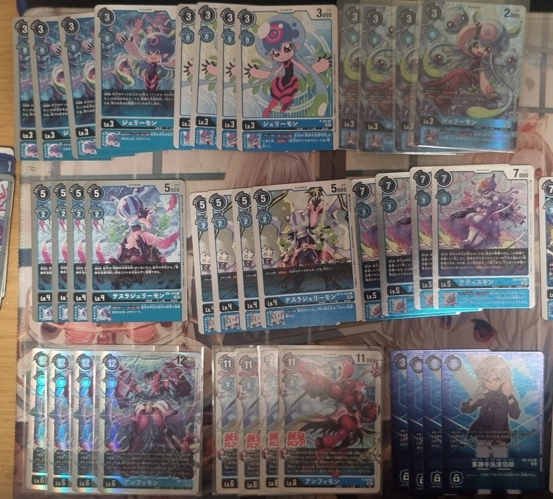 Digimon Cards- Amphimon set, Hobbies & Toys, Toys & Games on Carousell