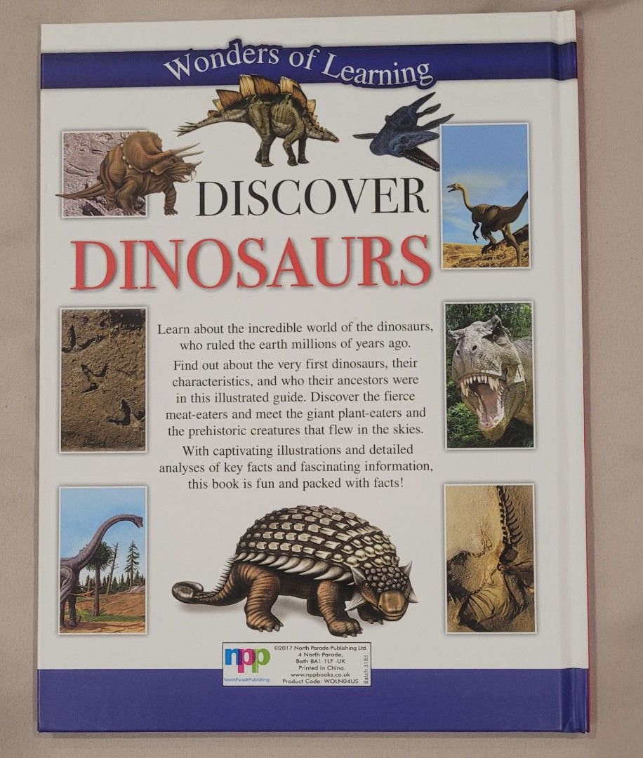 Discover Dinosaurs Book on Carousell
