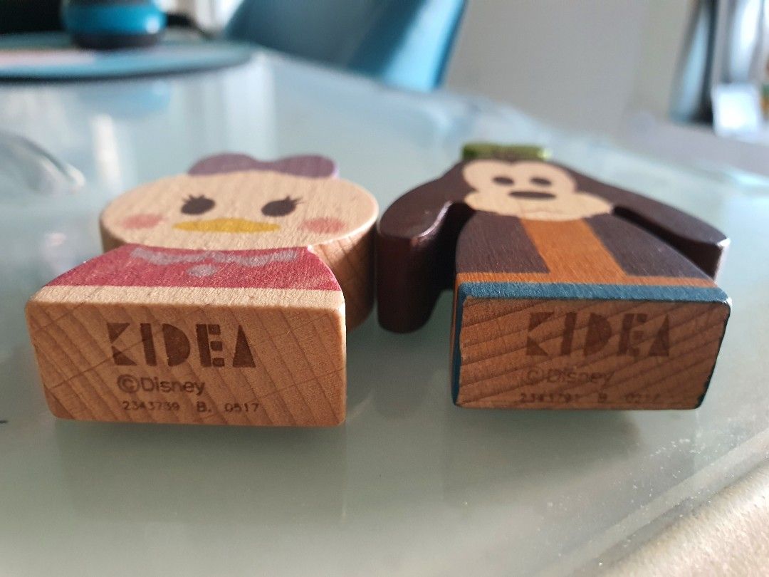 Disney Goofy and Daisy wooden block, Hobbies & Toys, Toys & Games on ...