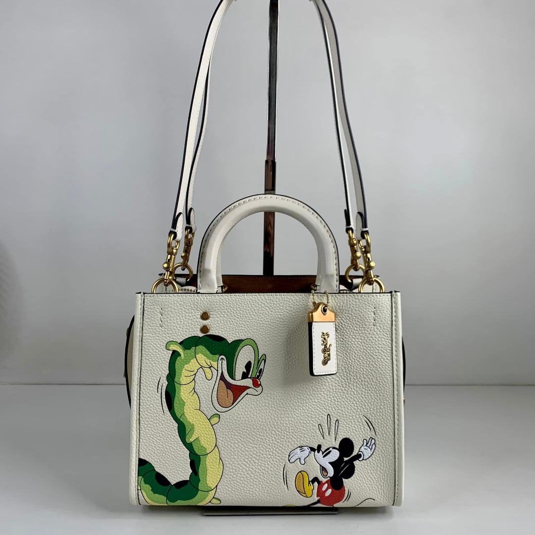 Disney X Coach Rogue 25 In Regenerative Leather With Mickey Mouse And ...