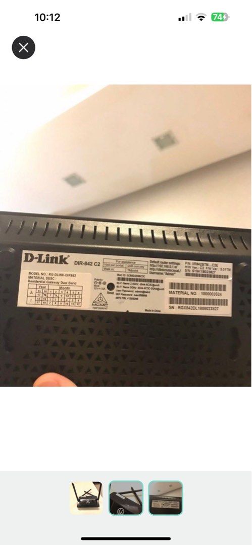 D-Link Unifi Router DIR-842 C2, Computers & Tech, Parts & Accessories ...