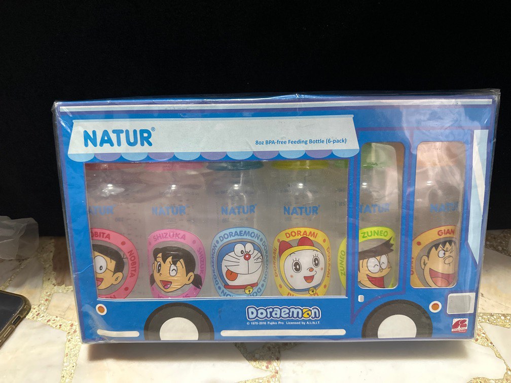 Doraemon natur milk bottle, Babies & Kids, Nursing & Feeding ...