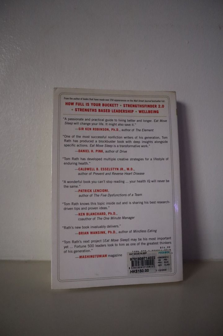 Eat Move Sleep: How Small Choices Lead to Big Changes by Tom Rath on ...