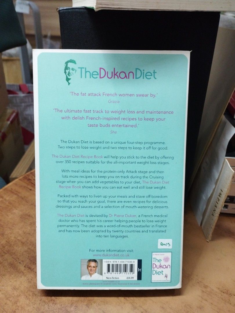 (ENG) The Dukan Diet Recipe Book, Hobbies & Toys, Books & Magazines ...