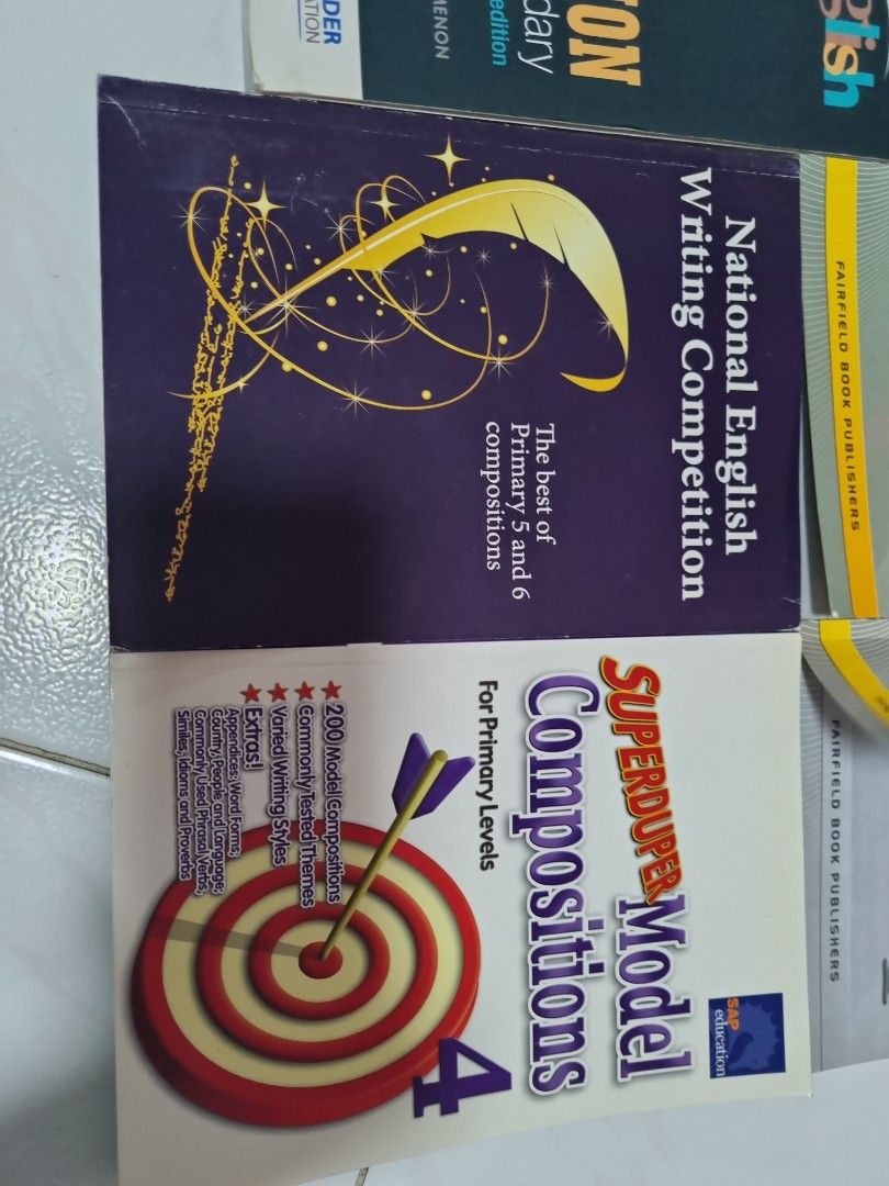 English compo and comprehension books, Hobbies & Toys, Books ...