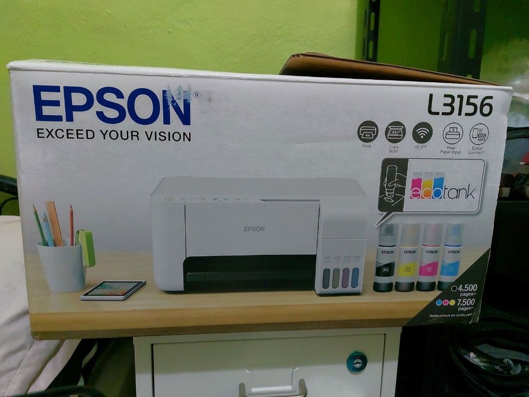 EPSON L3156, Computers & Tech, Printers, Scanners & Copiers on Carousell