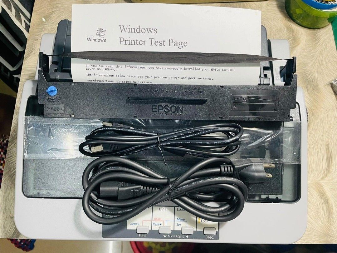 EPSON LX-310 DOT MATRIX, Computers & Tech, Printers, Scanners & Copiers ...