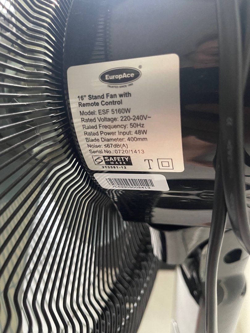 Europace fan, Furniture & Home Living, Lighting & Fans, Fans on Carousell