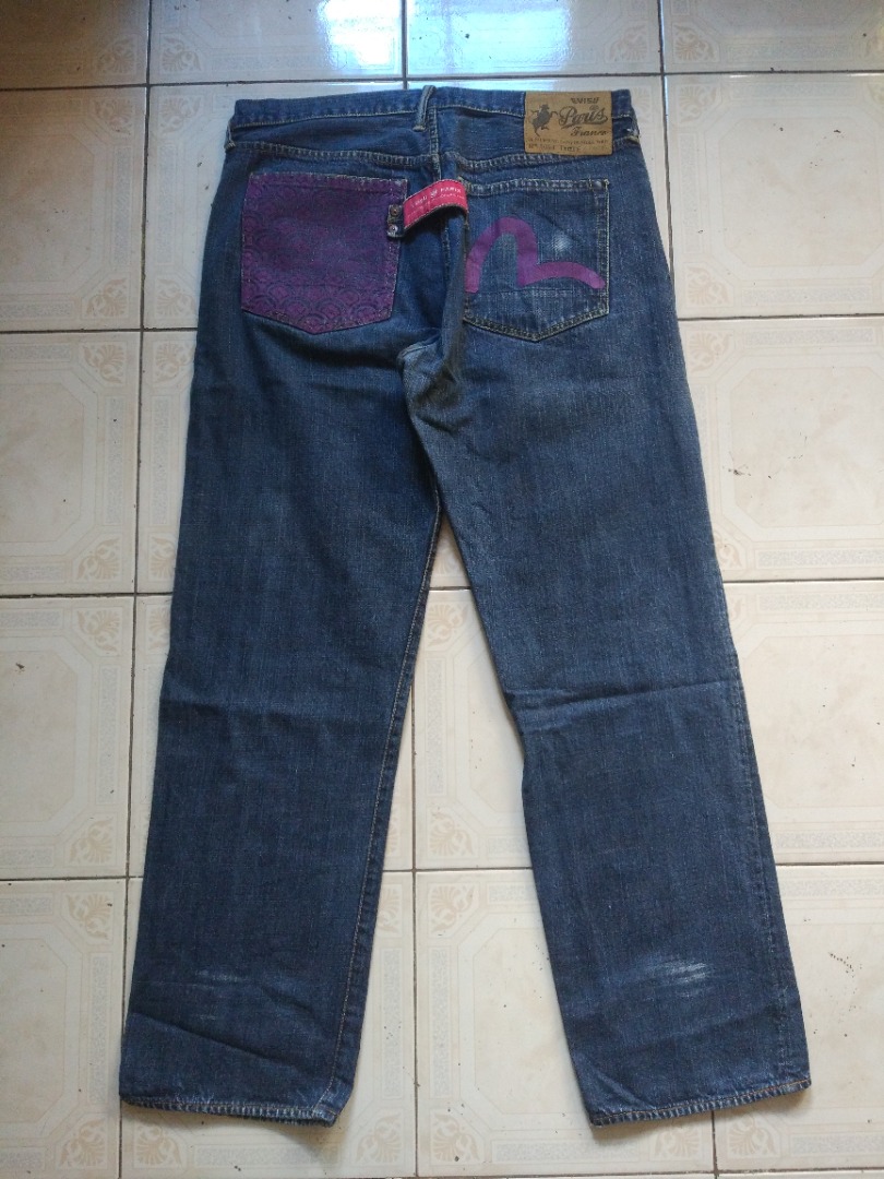 Evisu Paris Selvedge Jean 36 actual on Carousell