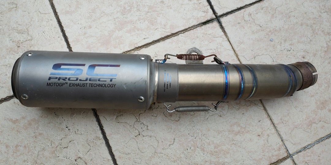Exhaust Pipe YAMAHA R6, Motorcycles, Motorcycle Accessories on Carousell