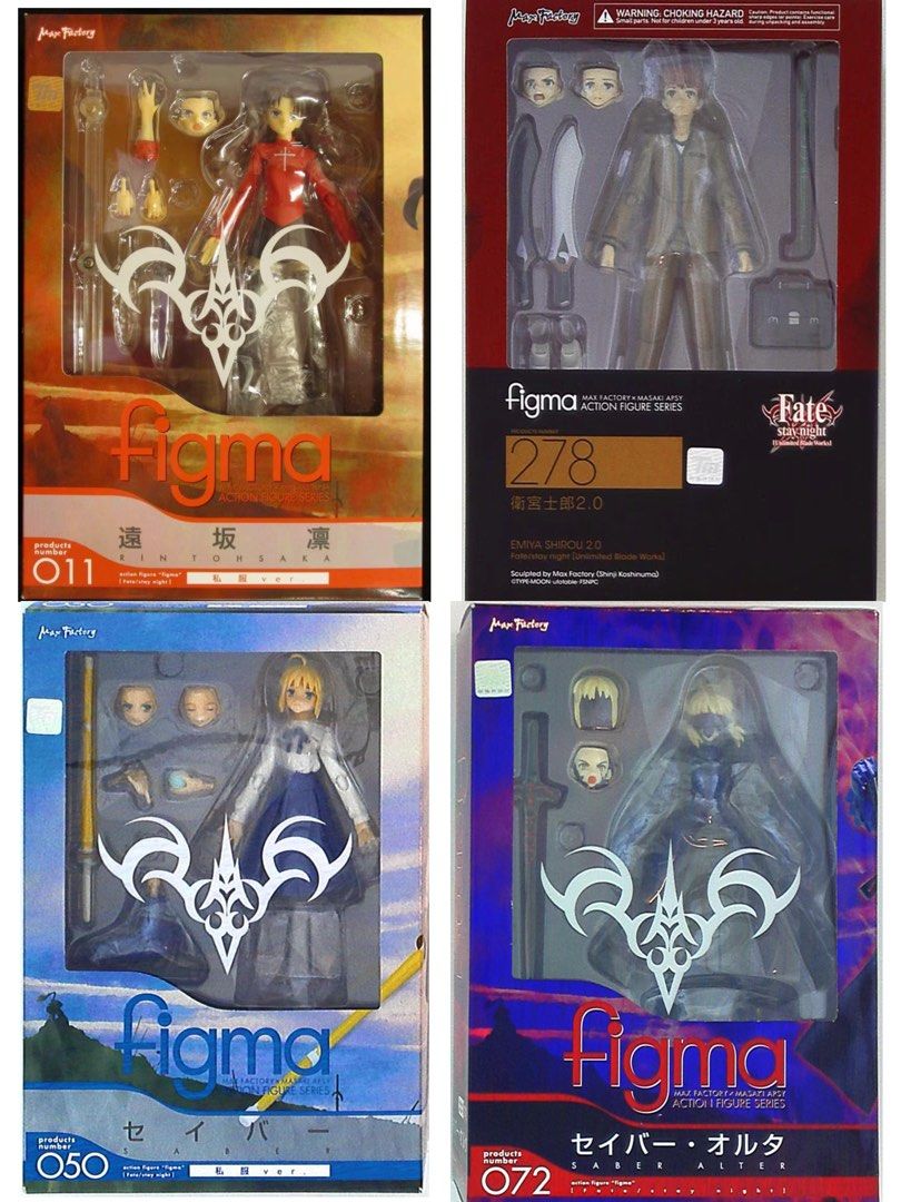 Fate/Stay Night & Zero Figma, Hobbies & Toys, Toys & Games on Carousell